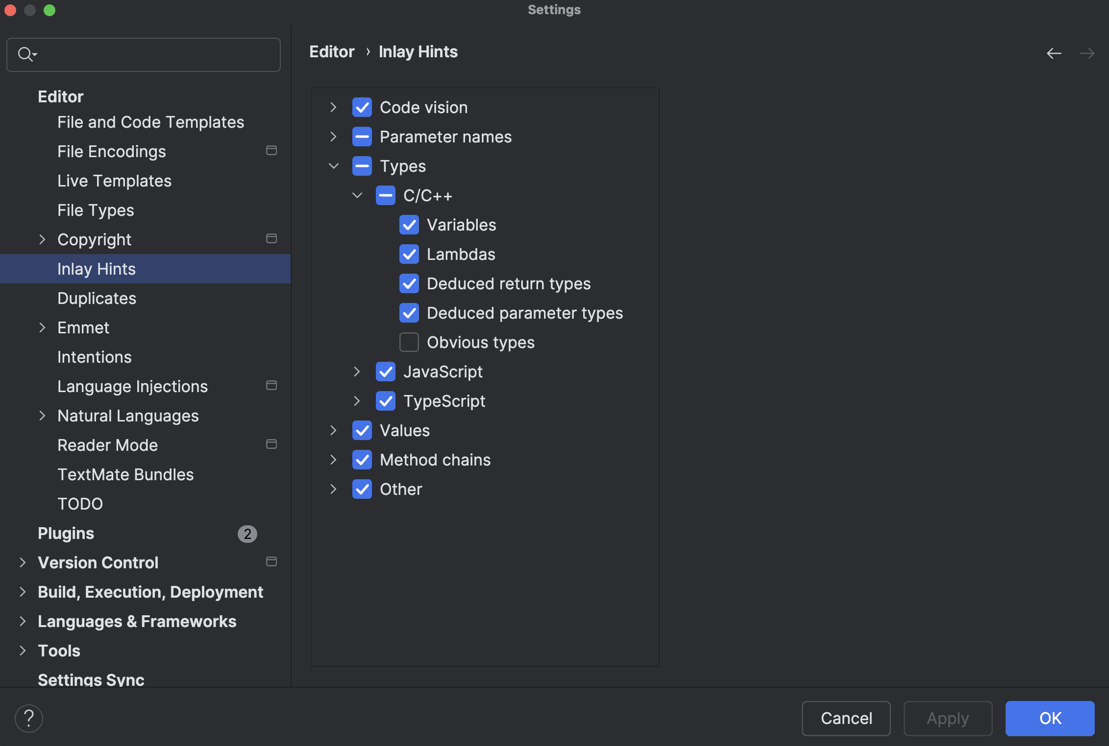 CLion language engines | CLion Documentation