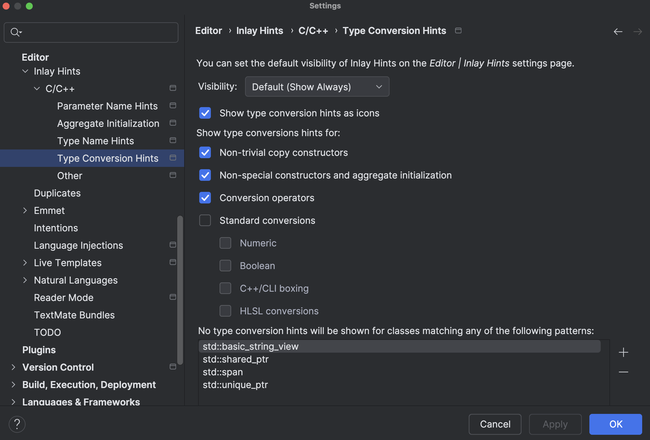 CLion language engines | CLion Documentation