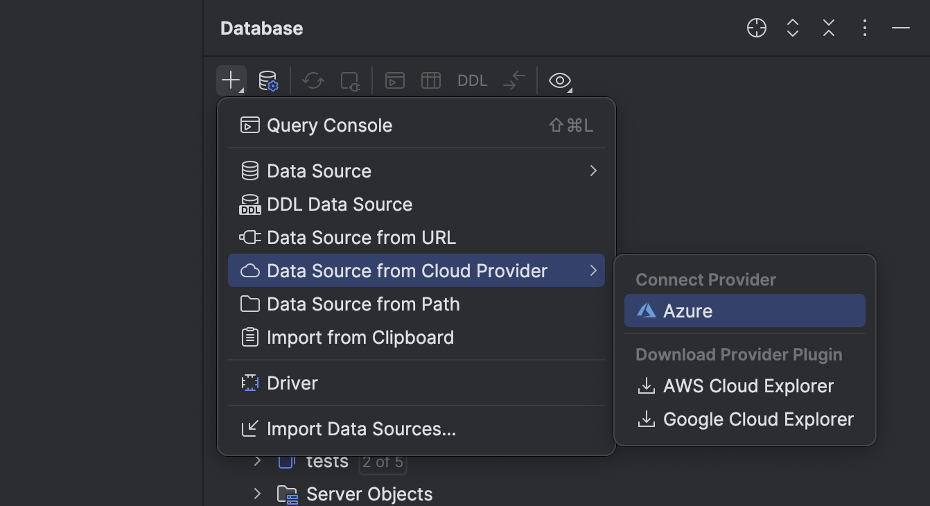 Azure | PyCharm Documentation