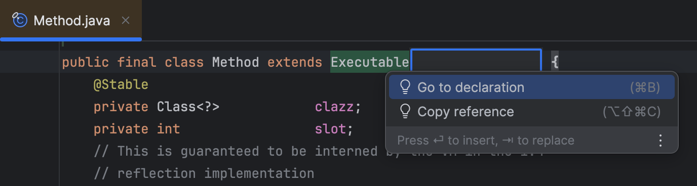 Command completion | IntelliJ IDEA Documentation