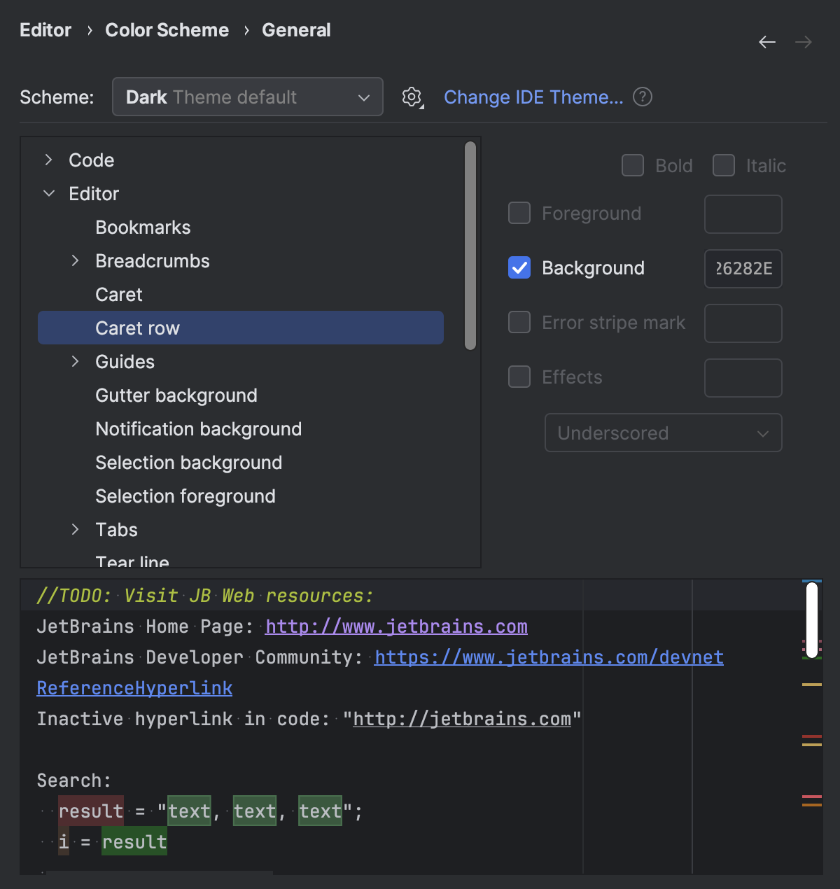 Accessibility | IntelliJ IDEA Documentation