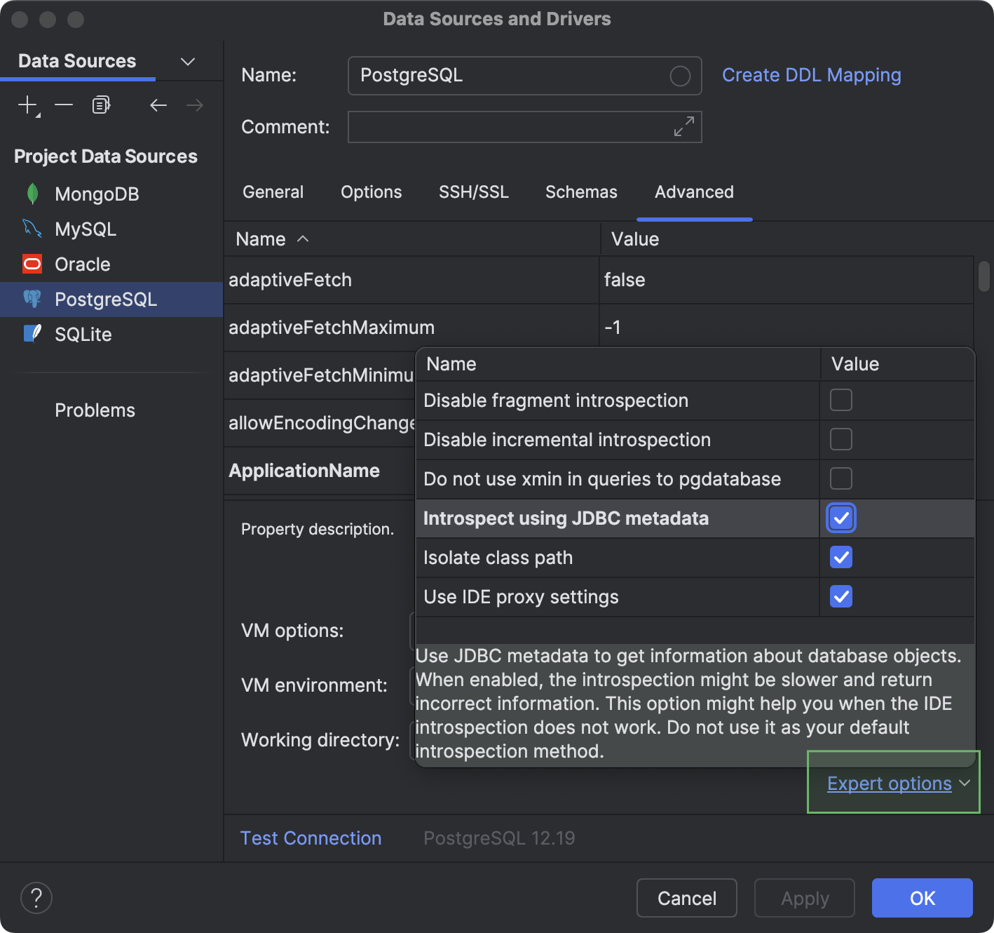 Cannot find a database object in Database tool window | IntelliJ IDEA Documentation