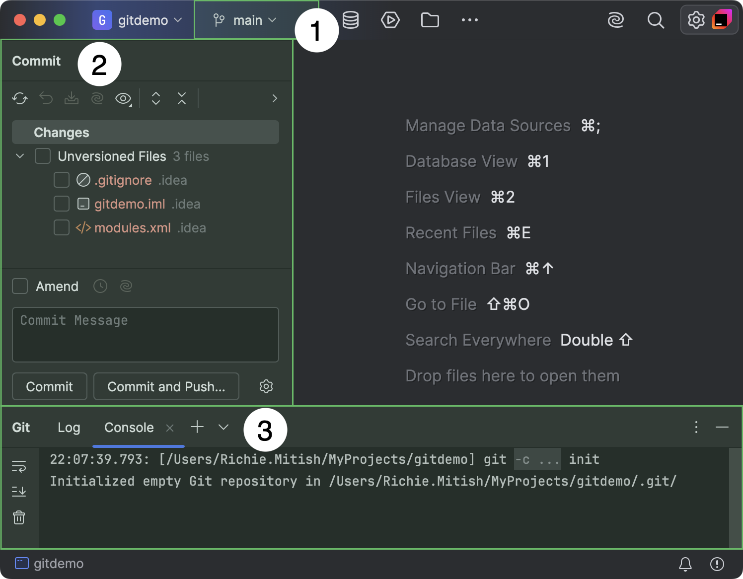 在 DataGrip 中开始使用 Git | DataGrip 文档