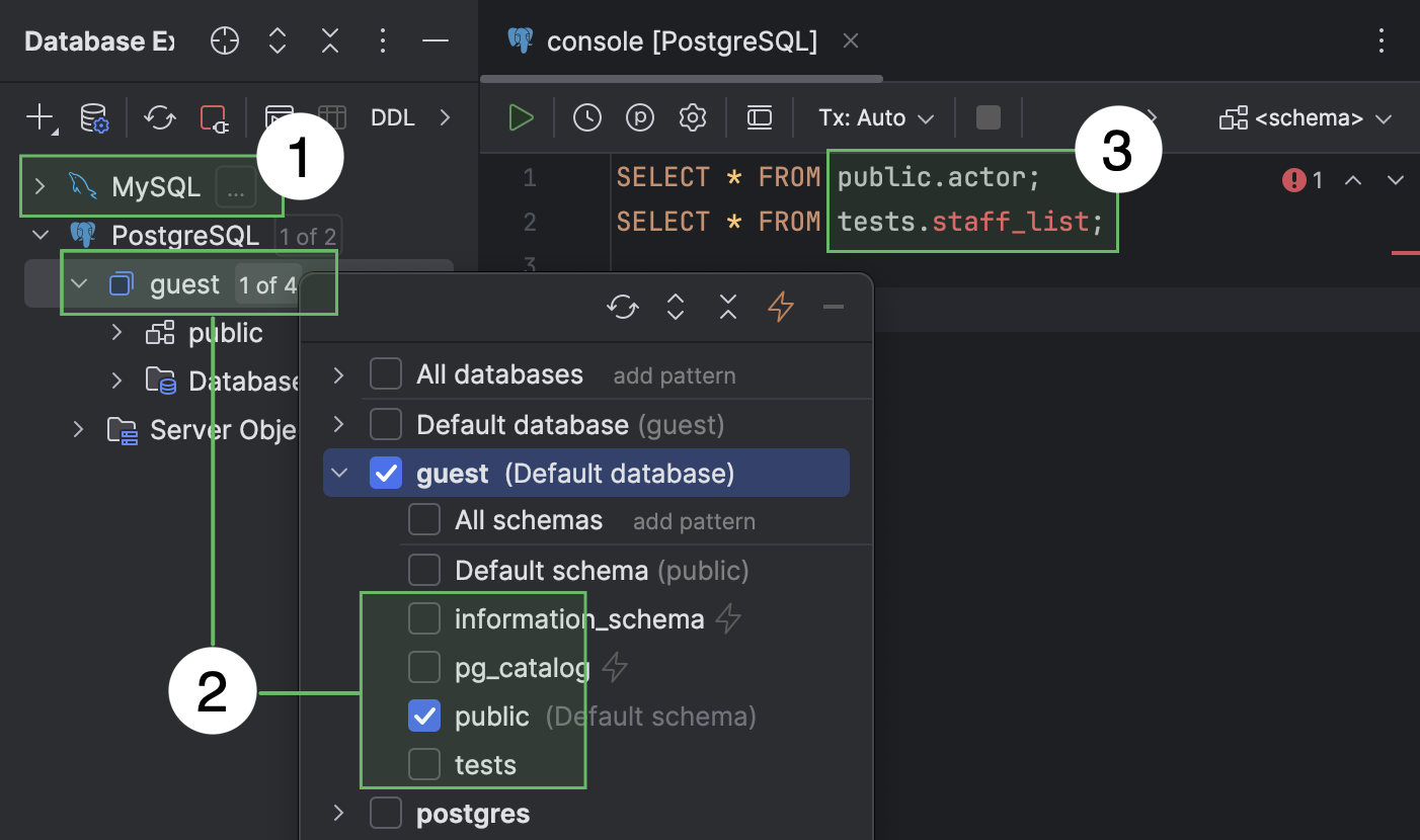 Metadata and introspection | DataGrip Documentation