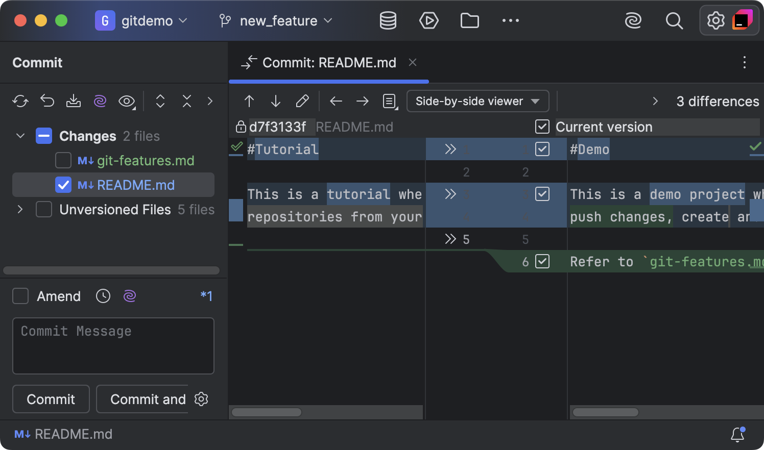 在 DataGrip 中开始使用 Git | DataGrip 文档