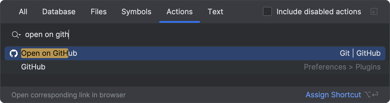 Manage projects hosted on GitHub | DataGrip Documentation