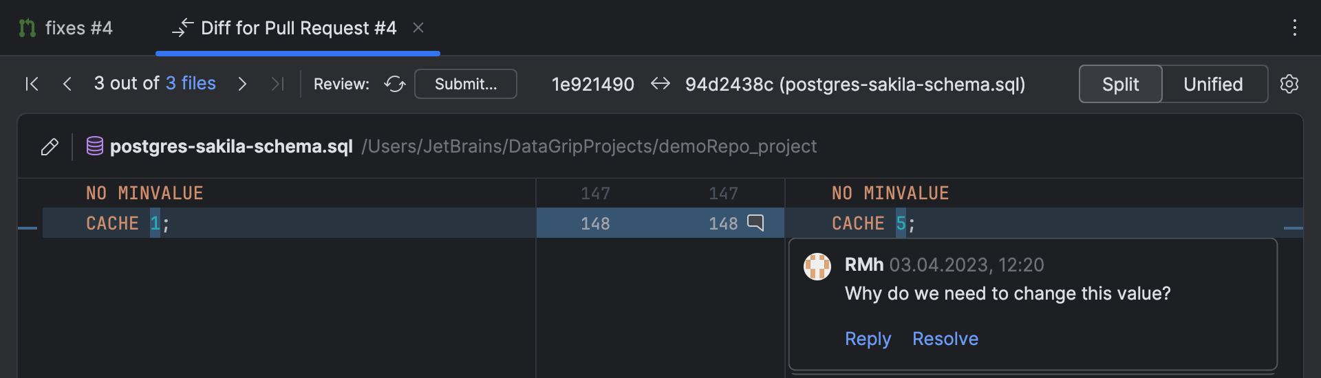 Create and merge GitHub pull requests | DataGrip Documentation