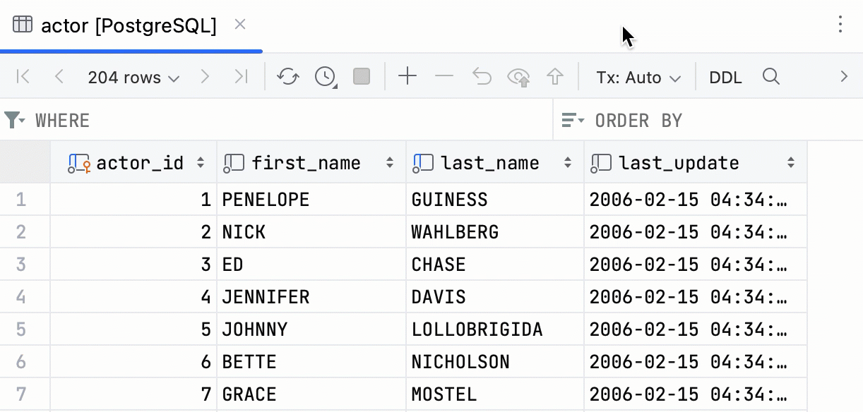 Search in DataGrip | DataGrip Documentation