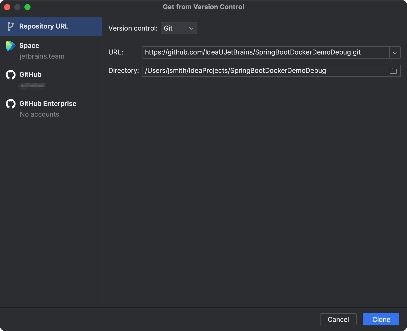 使用 Docker Compose 运行和调试 Spring Boot 应用程序 | IntelliJ IDEA 文档
