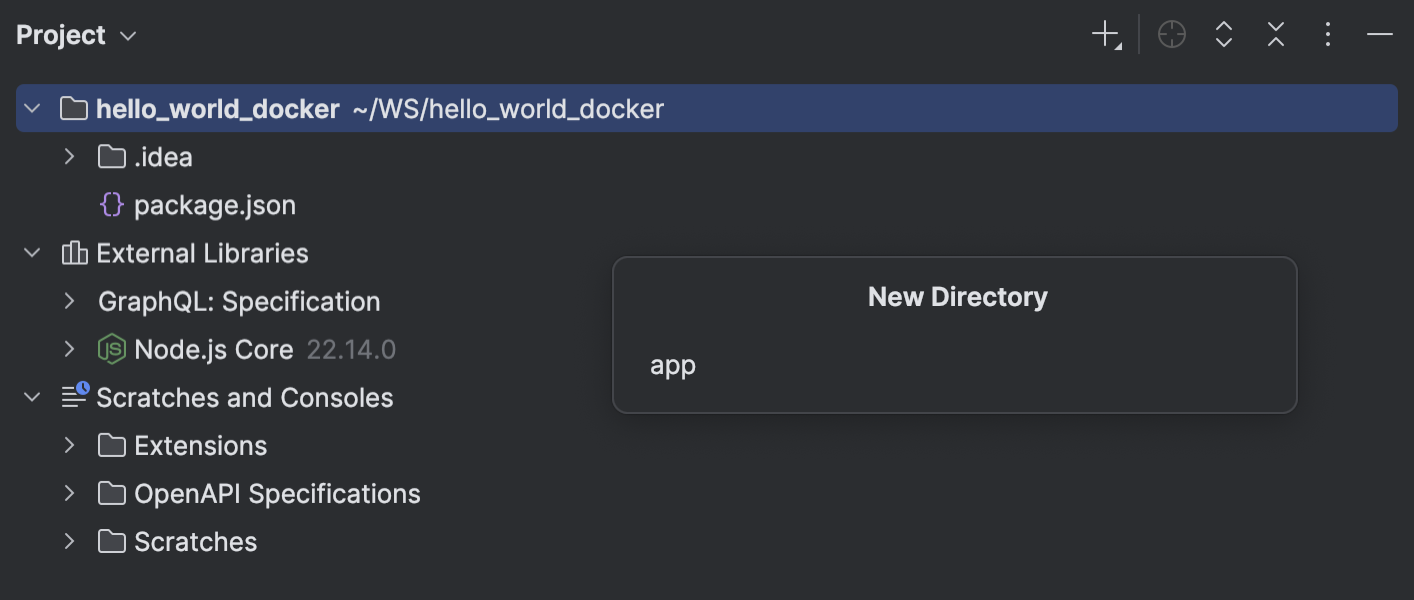 Tutorial: Dockerize a Node.js Express application | WebStorm Documentation