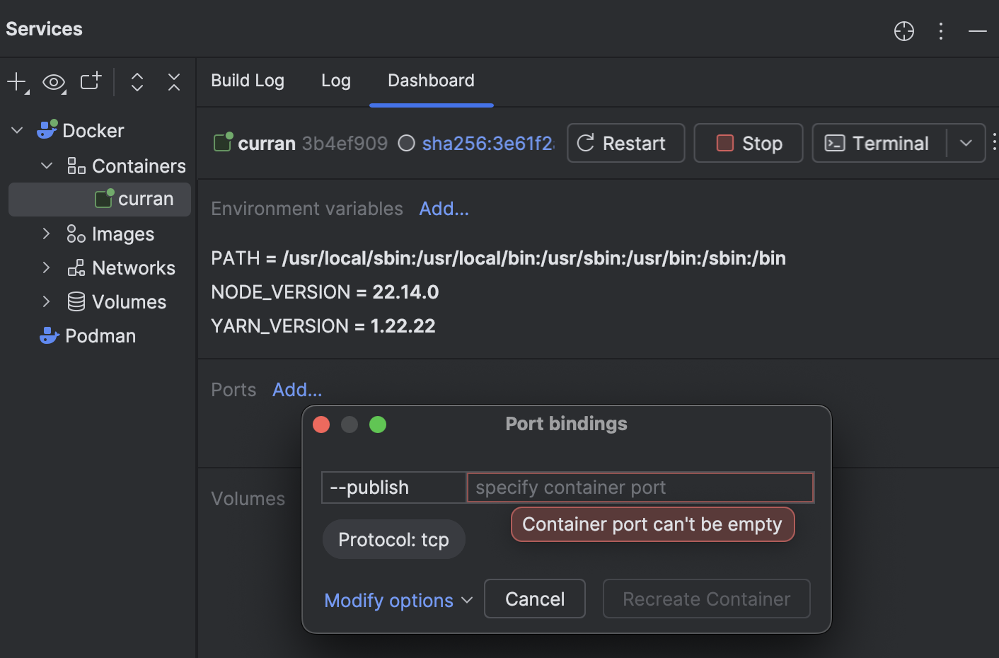 Tutorial: Dockerize a Node.js Express application | WebStorm Documentation