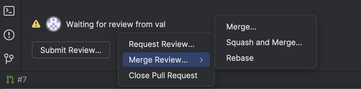 Create and merge GitHub pull requests | PyCharm Documentation