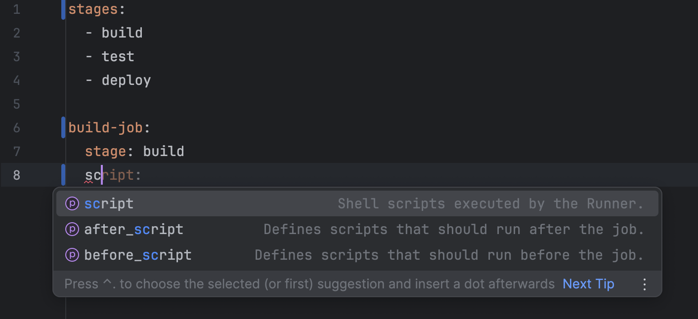 GitLab CI/CD | IntelliJ IDEA Documentation
