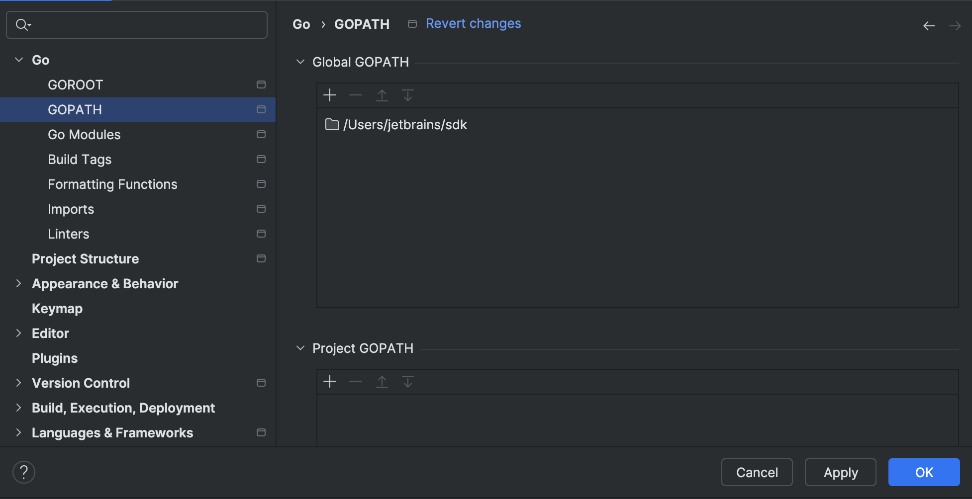 GOROOT 和 GOPATH | GoLand 文档