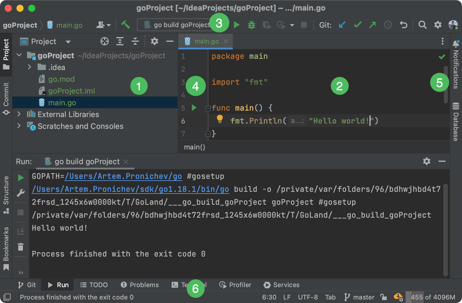 快速入门 Go | IntelliJ IDEA 文档