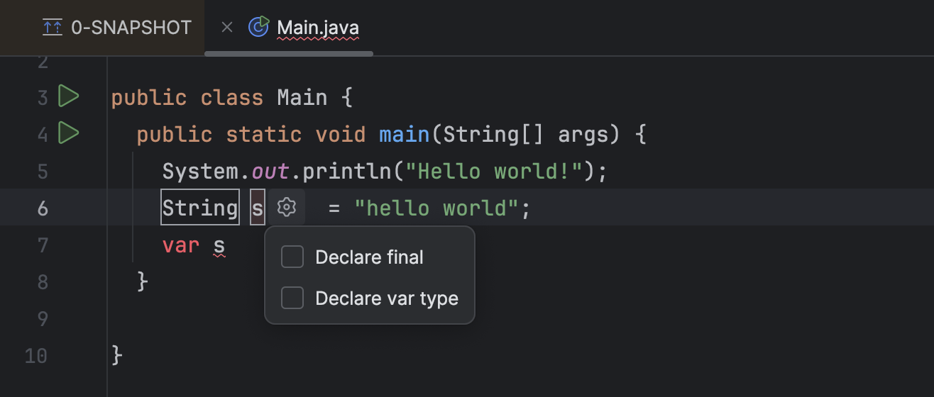 Extract/Introduce variable | IntelliJ IDEA Documentation