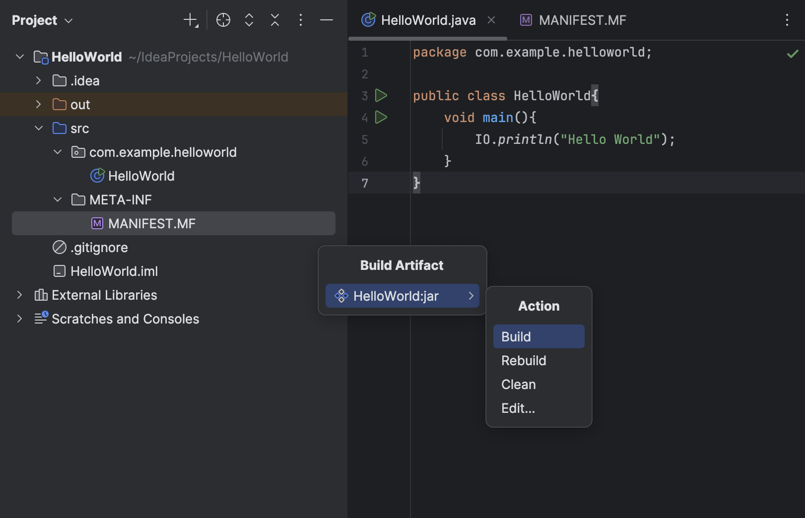 创建您的第一个 Java 应用程序 | IntelliJ IDEA 文档