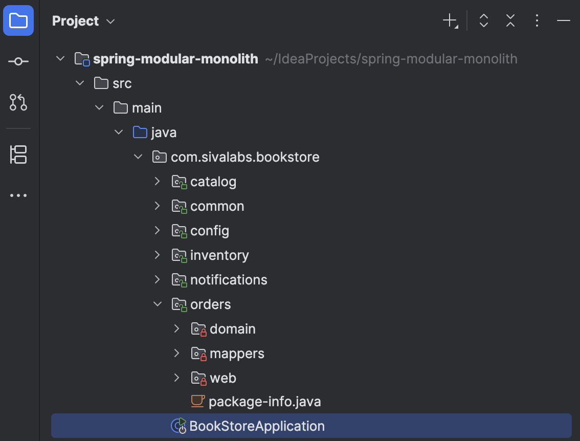 Spring Modulith | IntelliJ IDEA Documentation
