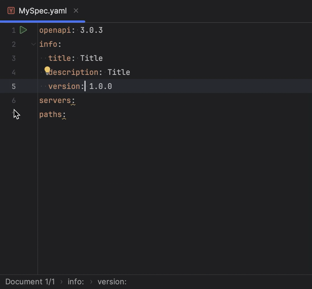 OpenAPI | IntelliJ IDEA Documentation