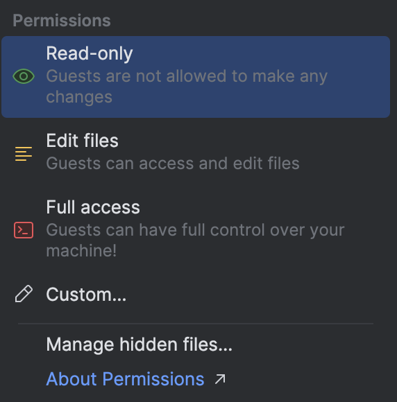 开始使用 Code With Me | IntelliJ IDEA 文档