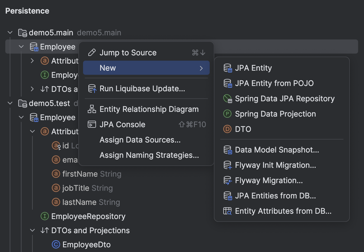 Entity Designer | IntelliJ IDEA Documentation