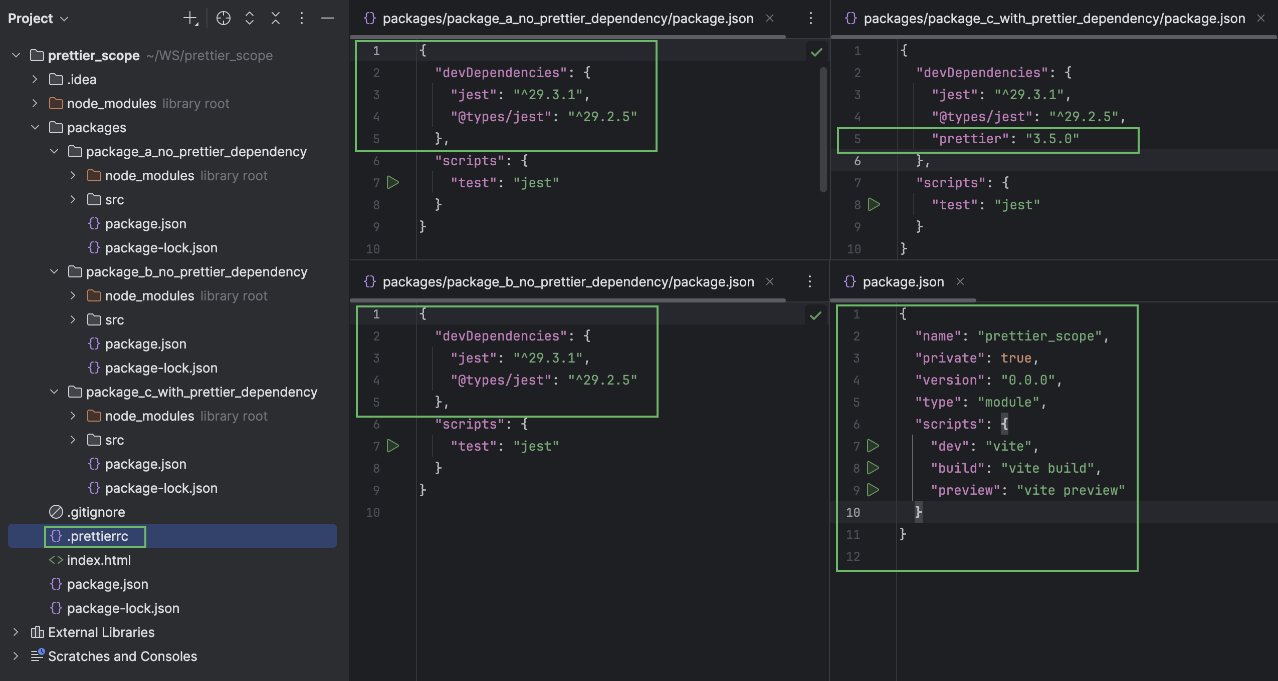 Prettier | PyCharm Documentation