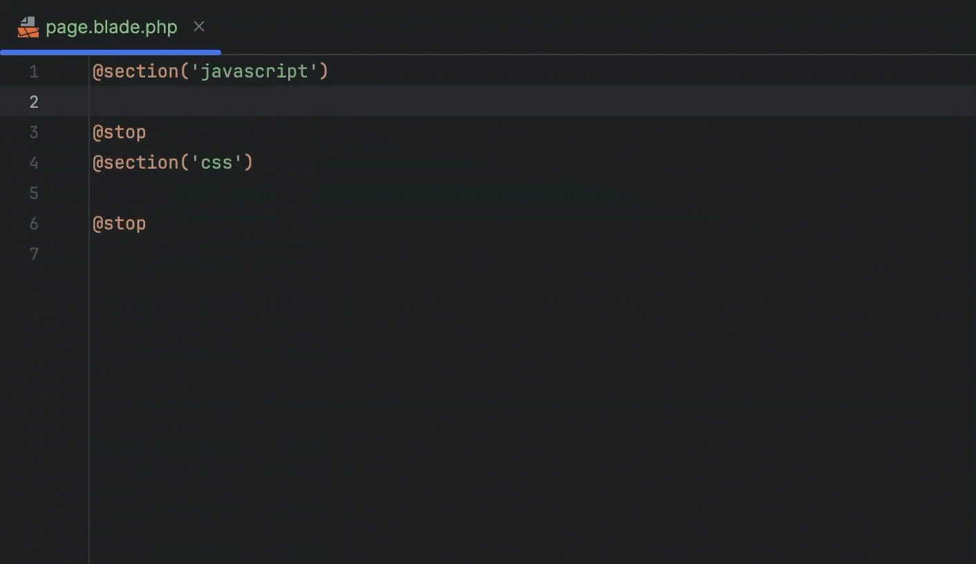 Blade templates support | PhpStorm Documentation