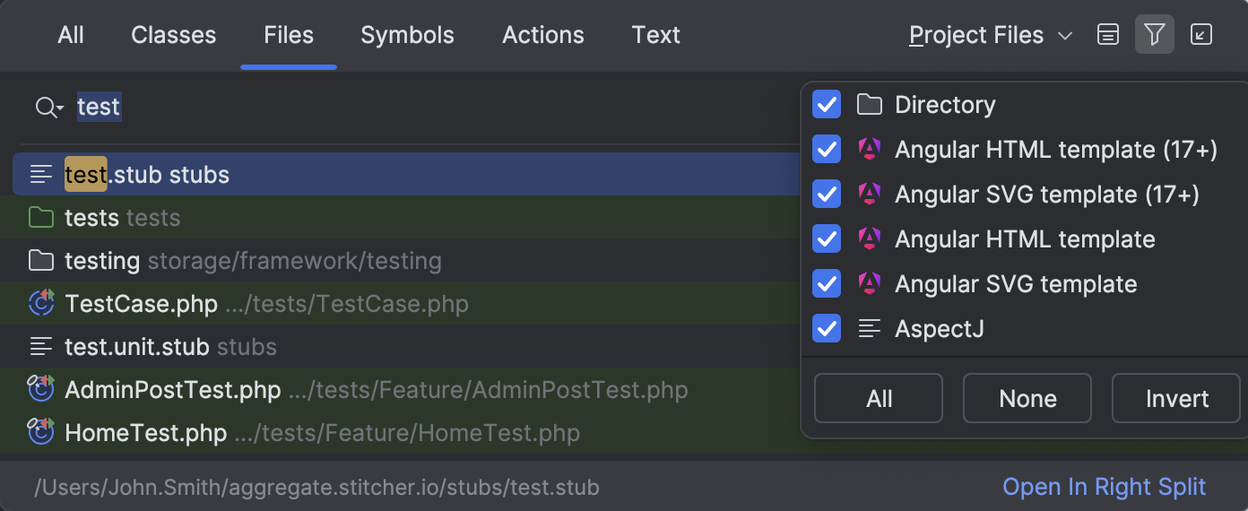 Search everywhere | PhpStorm Documentation