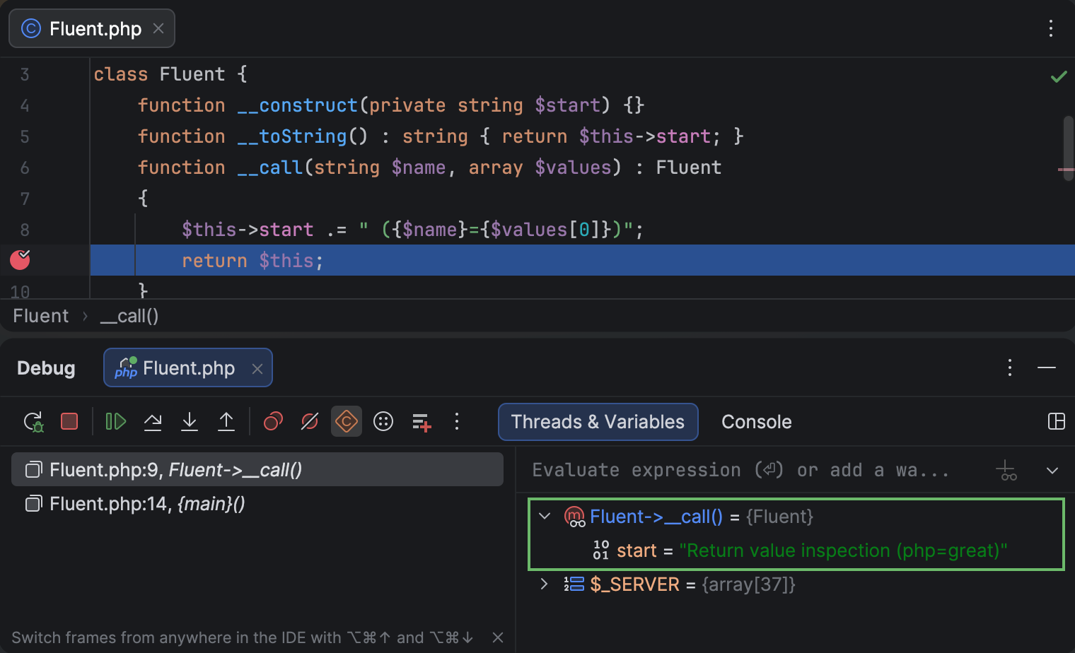 Breakpoints | PhpStorm Documentation