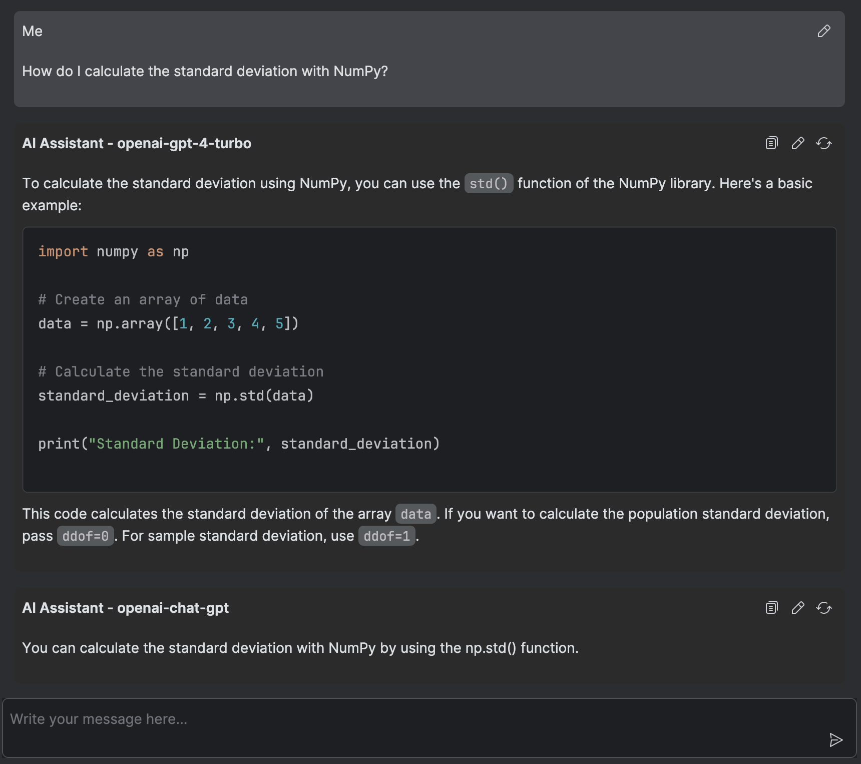 AI Playground | PyCharm Documentation