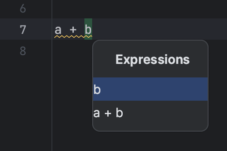 Postfix completion | PyCharm Documentation