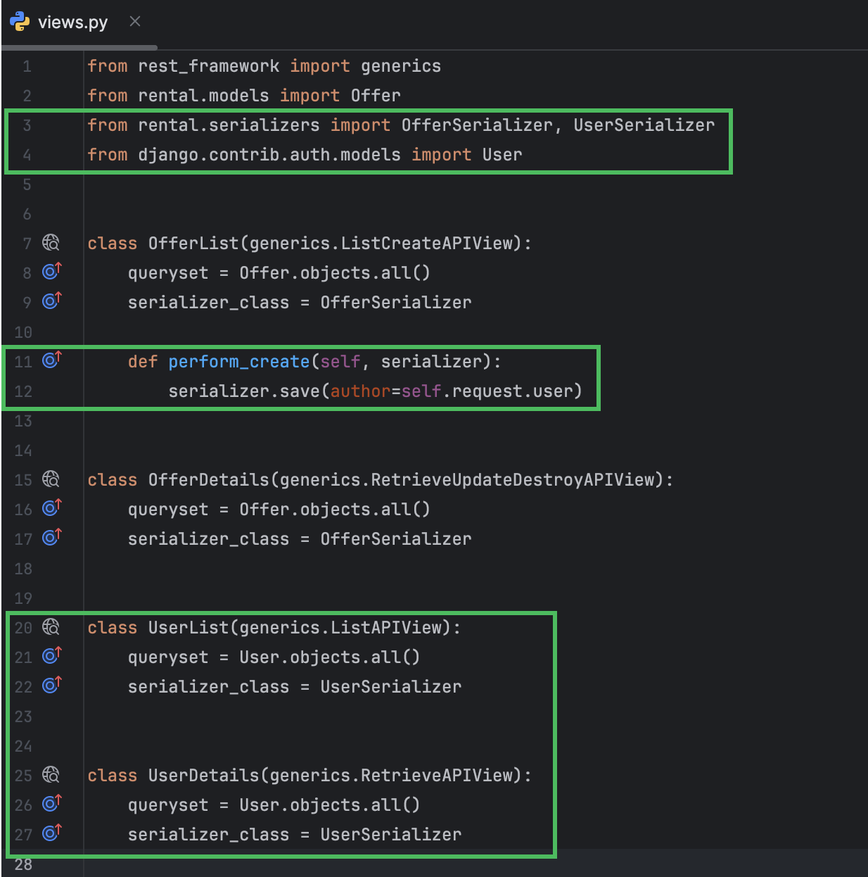 使用 Django REST 框架构建 API | PyCharm 文档