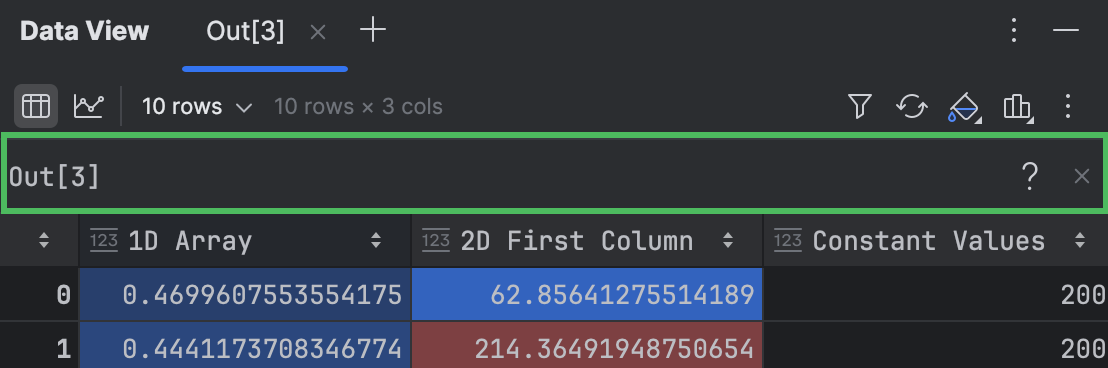 Scientific features | PyCharm Documentation