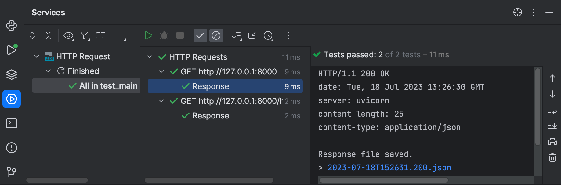 FastAPI | PyCharm Documentation