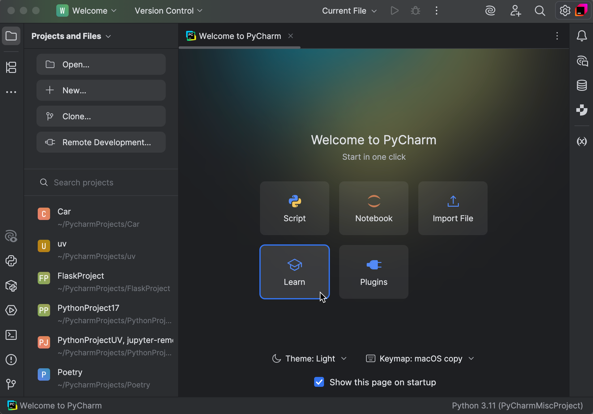 首次运行 PyCharm | PyCharm 文档