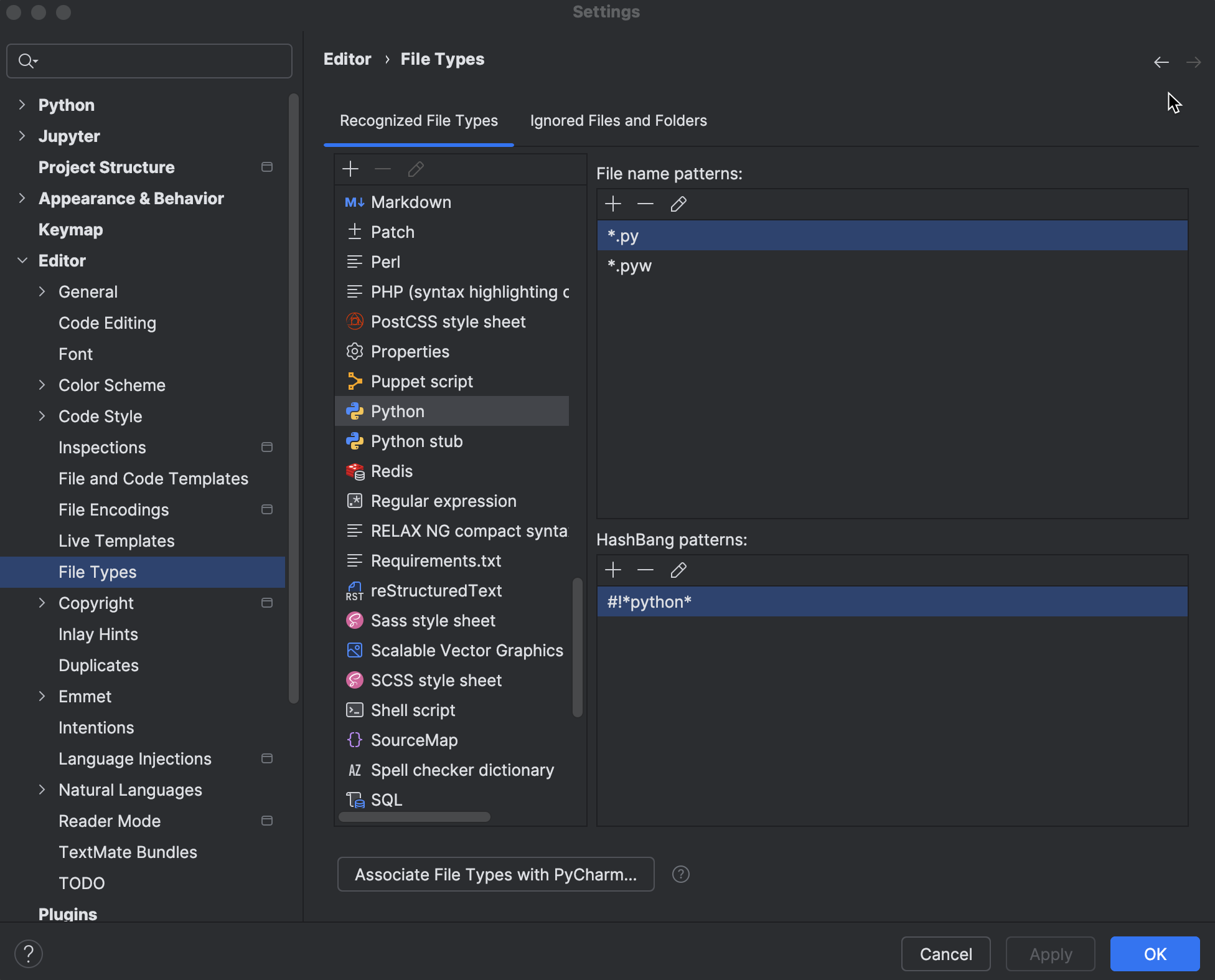 Icon reference | PyCharm Documentation