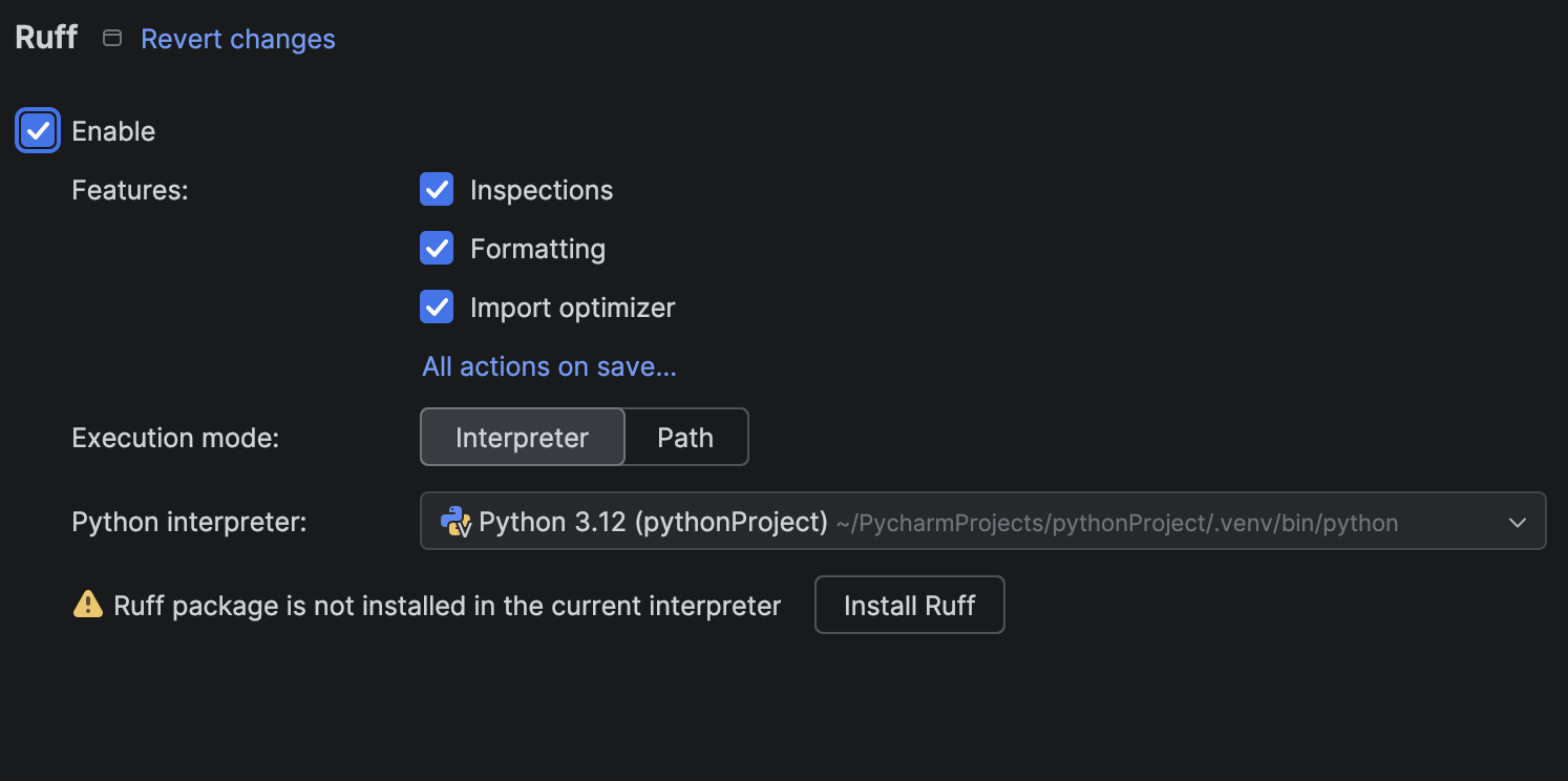 Python tools support | PyCharm Documentation
