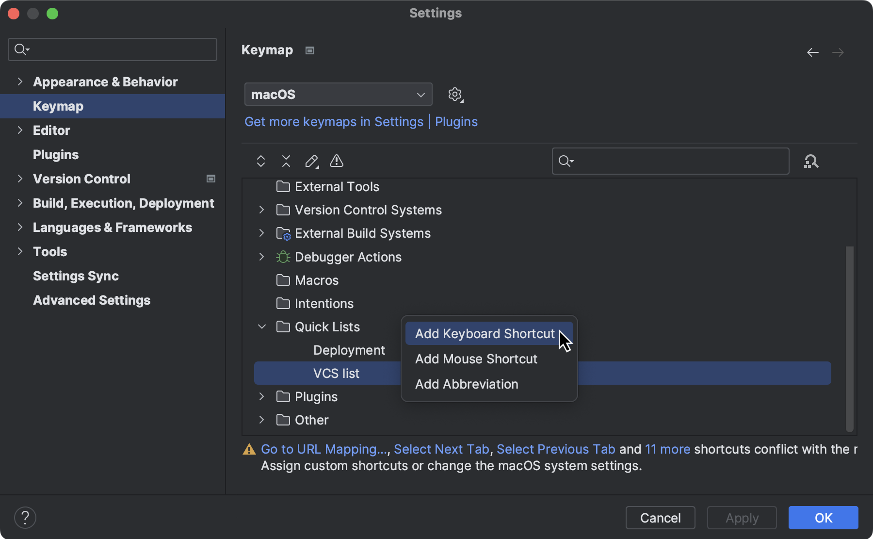 Menus and toolbars | IntelliJ IDEA Documentation