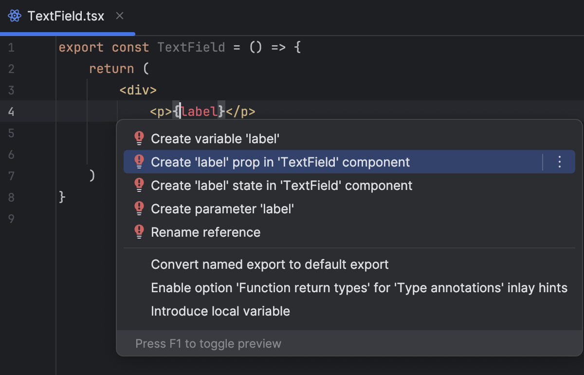 React | IntelliJ IDEA 文档