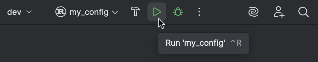 Run/debug configurations | RustRover Documentation
