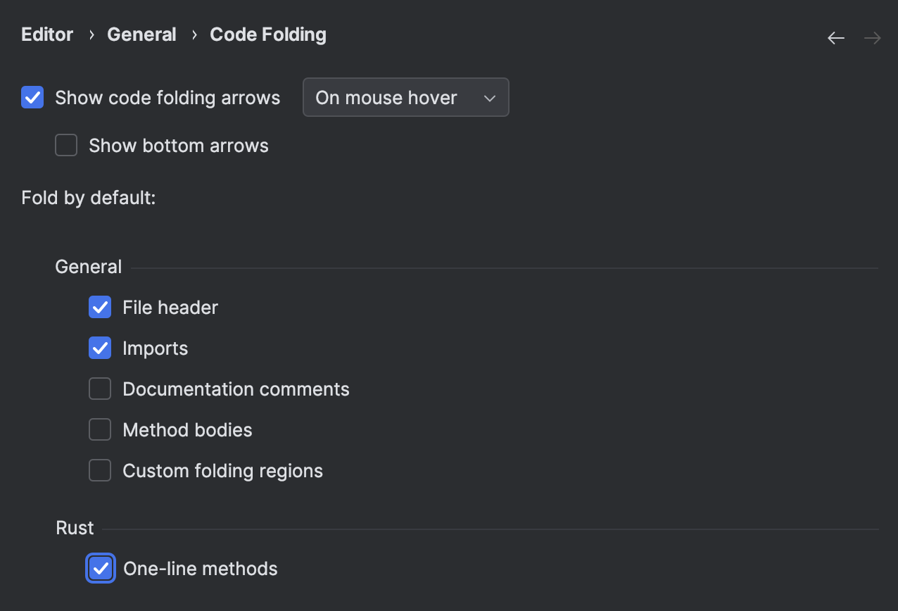 Work with source code | RustRover Documentation