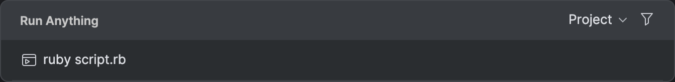 Create and run your first Ruby project | IntelliJ IDEA Documentation