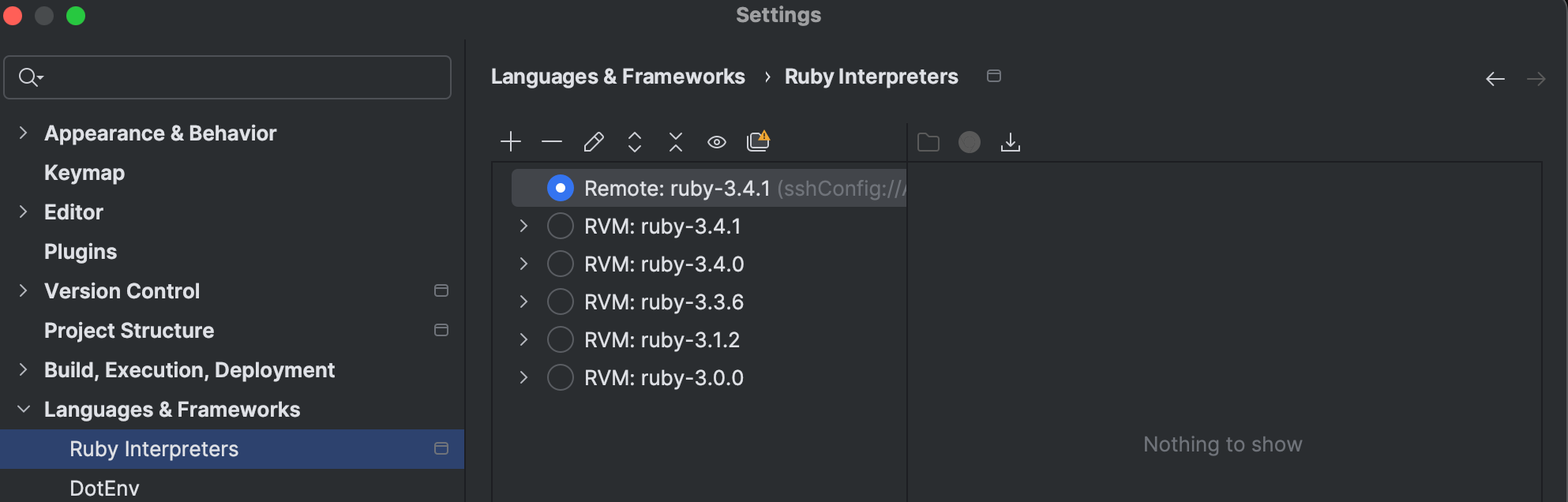 Configure a Ruby interpreter | RubyMine Documentation