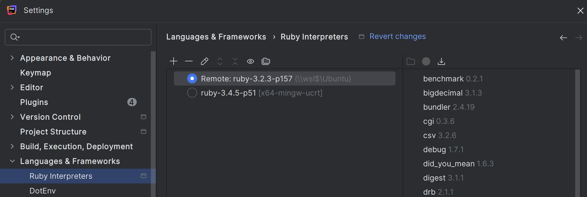Configure a Ruby interpreter | RubyMine Documentation