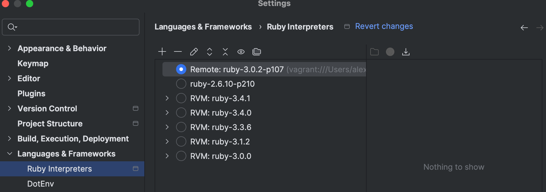 Configure a Ruby interpreter | RubyMine Documentation