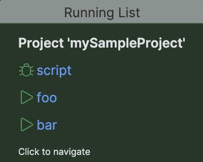 View running processes | PyCharm Documentation