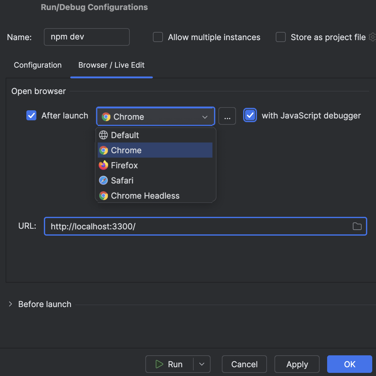 Vite | WebStorm Documentation