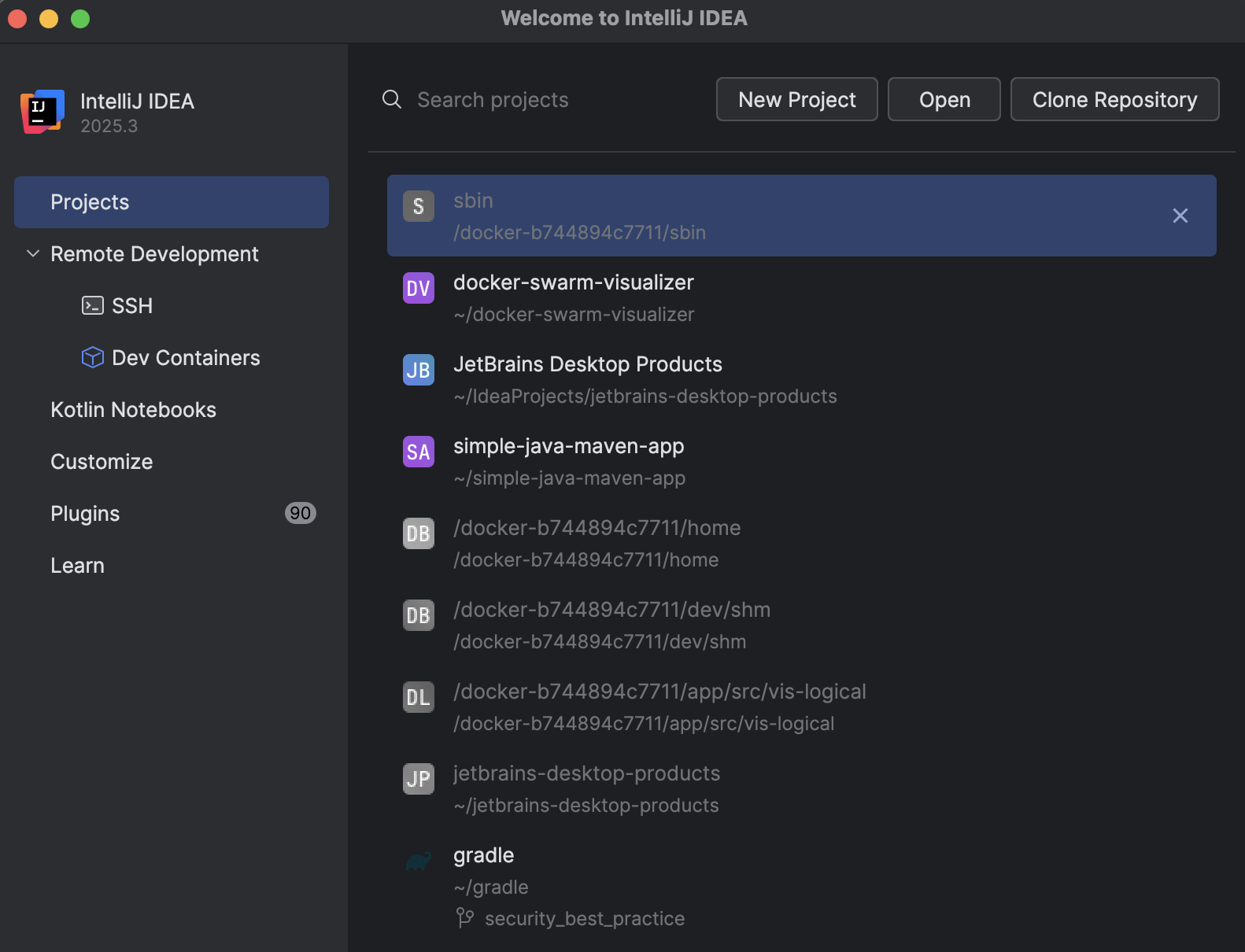 Docker containers | IntelliJ IDEA Documentation