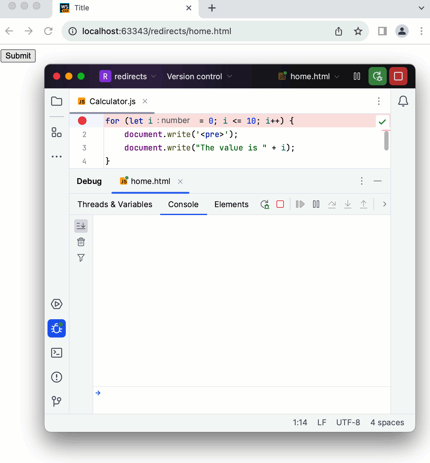 Debug JavaScript in Chrome | IntelliJ IDEA Documentation
