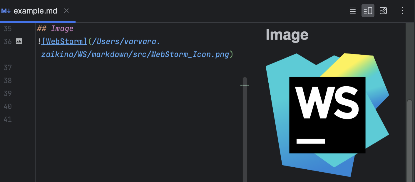 Markdown | WebStorm Documentation